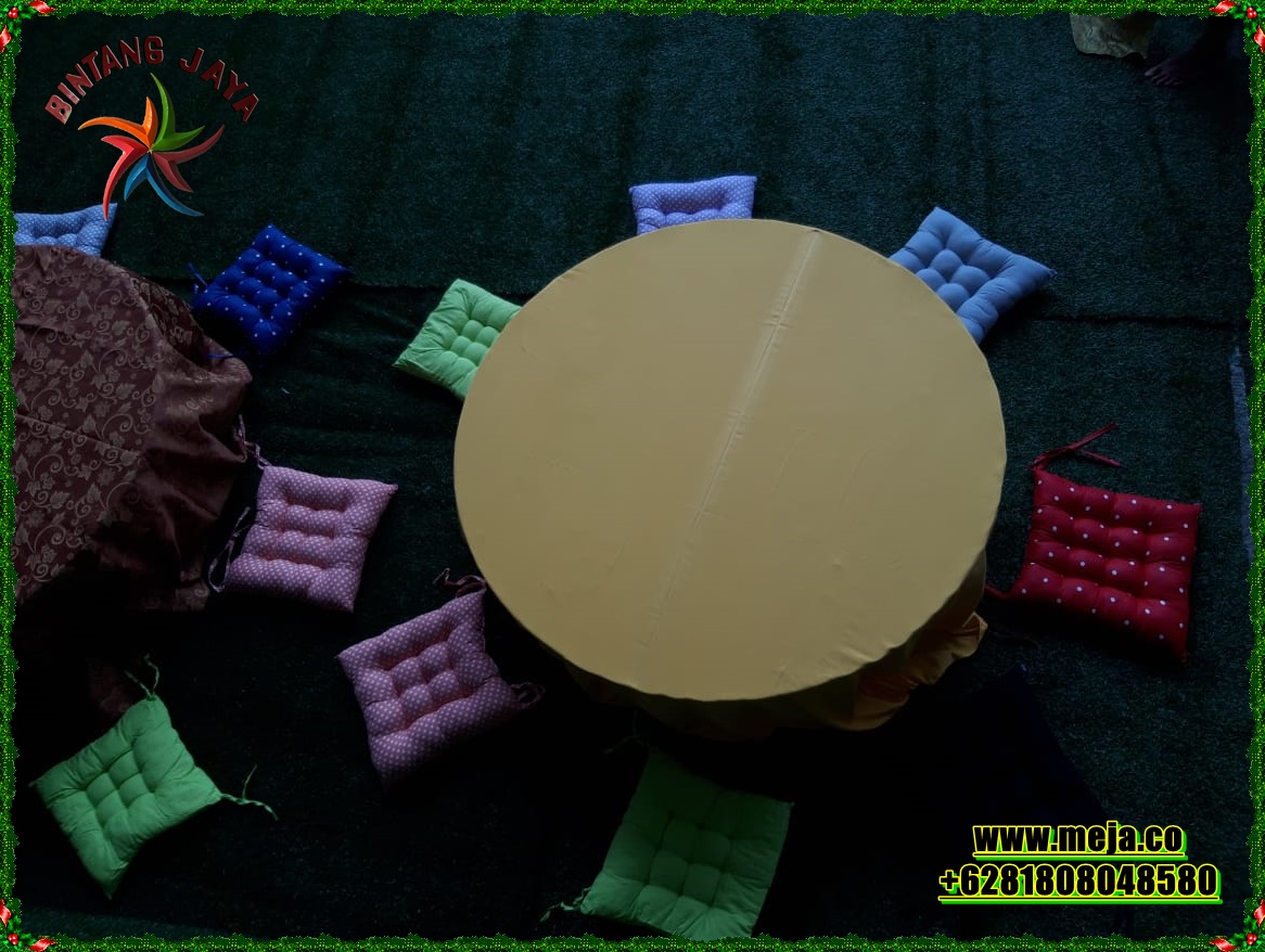 menyediakan Round Table Lantai Untuk Acara Belajar Bersama Di jakarta ...