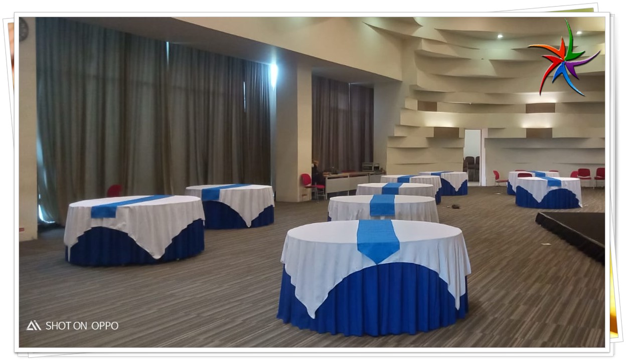 Penyedia Sewa Meja Bulat Dengan Pilihan warna Cover | Pusat Sewa Meja ...
