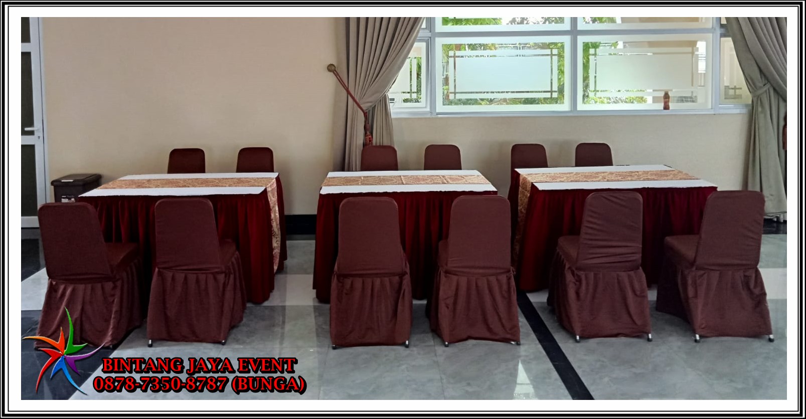 Meja Persegi Panjang | Pusat Sewa Meja & Sewa Kursi Event Kantor Anda