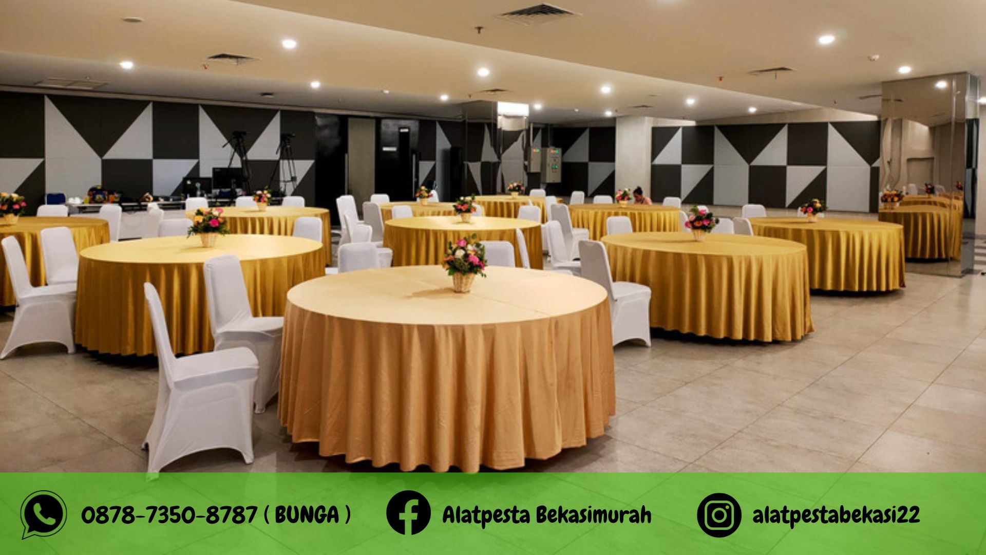 Sewa Meja Bulat dan Kursi Futura Event Cipayung Depok | Pusat Sewa Meja ...